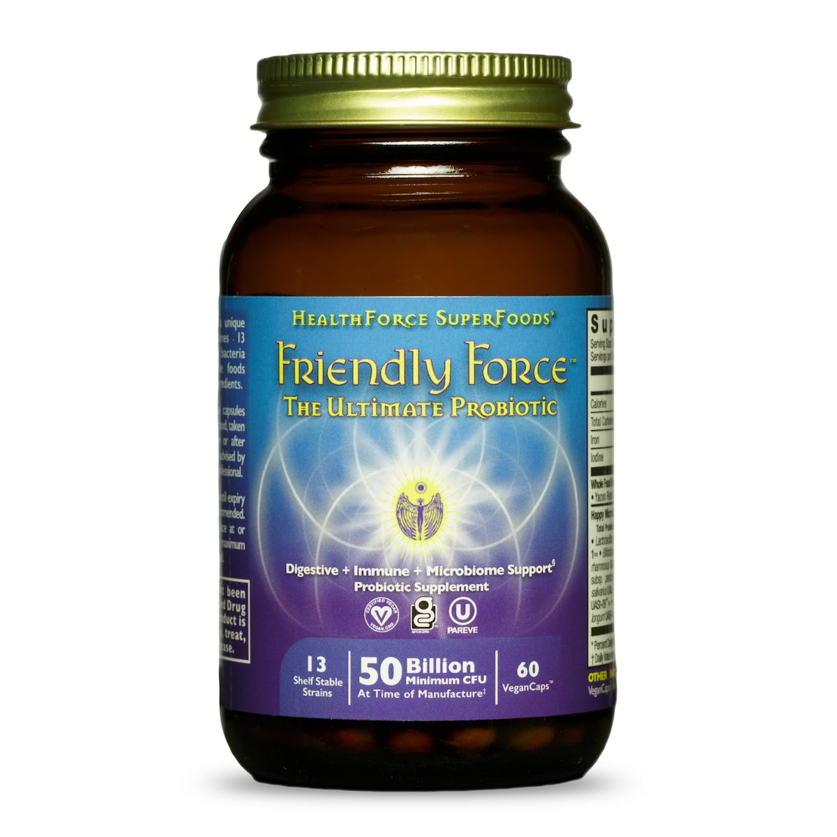 HealthForce SuperFoods Friendly Force - Capsules - 60 Vegan Capsules ...