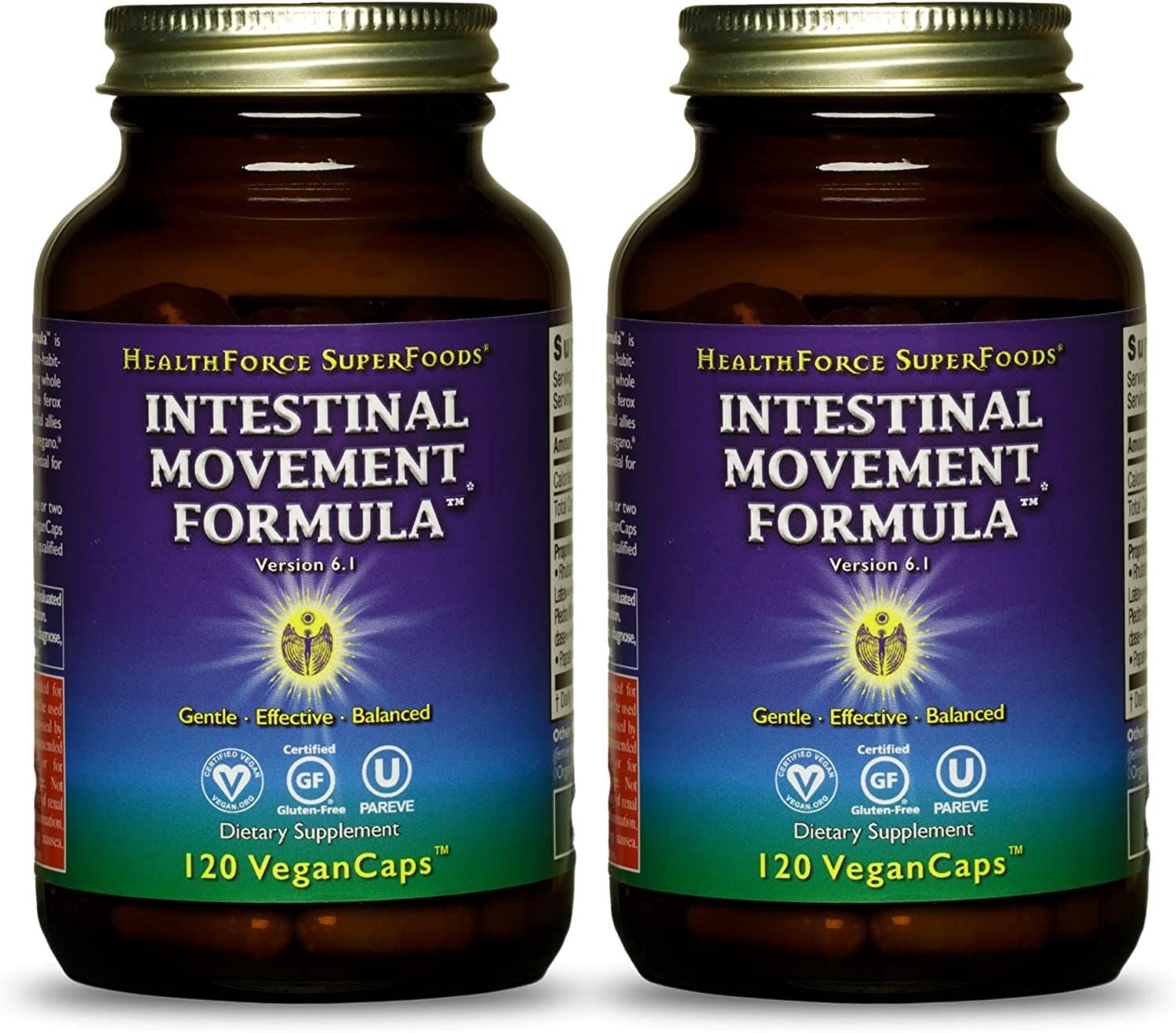 HealthForce SuperFoods Intestinal Movement Formula - Natural Laxative ...