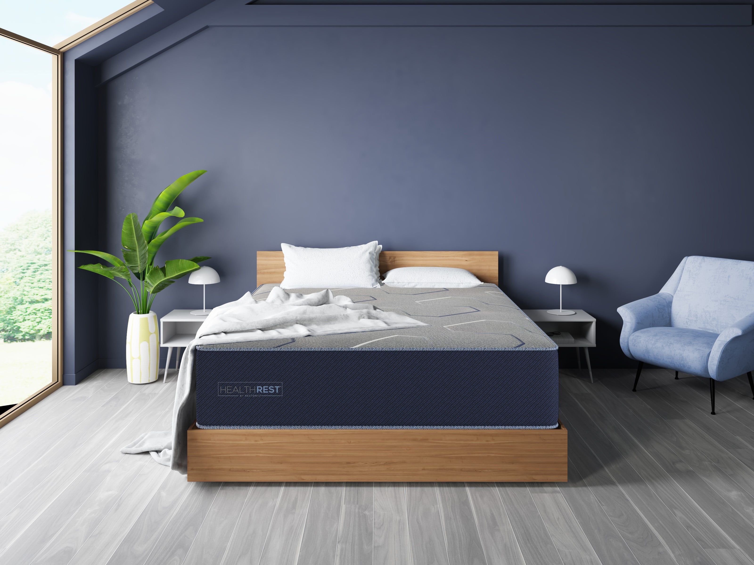 HealthRest by Restonic PolarBreeze Lux Firm Full - Walmart.com