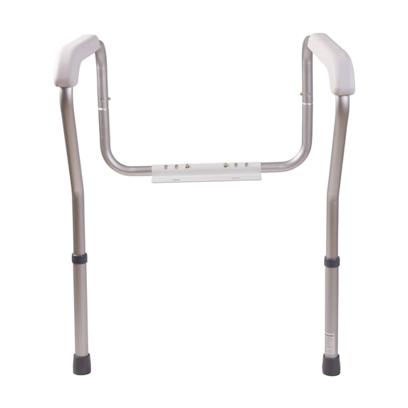 HealthSmart - Adjustable Assist Toilet Grab Bar, Toilet Safety Rails ...