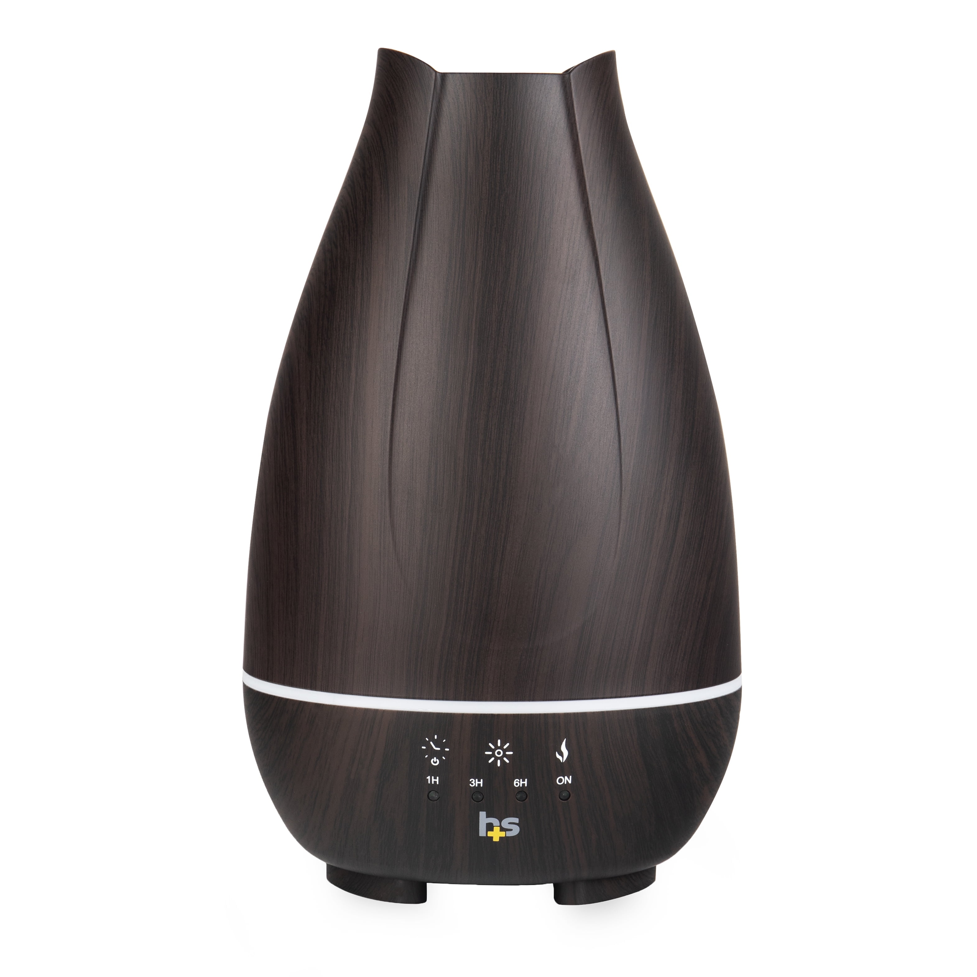 HealthSmart Essential Oil Diffuser & Cool Mist Humidifier 500mL Brown ...