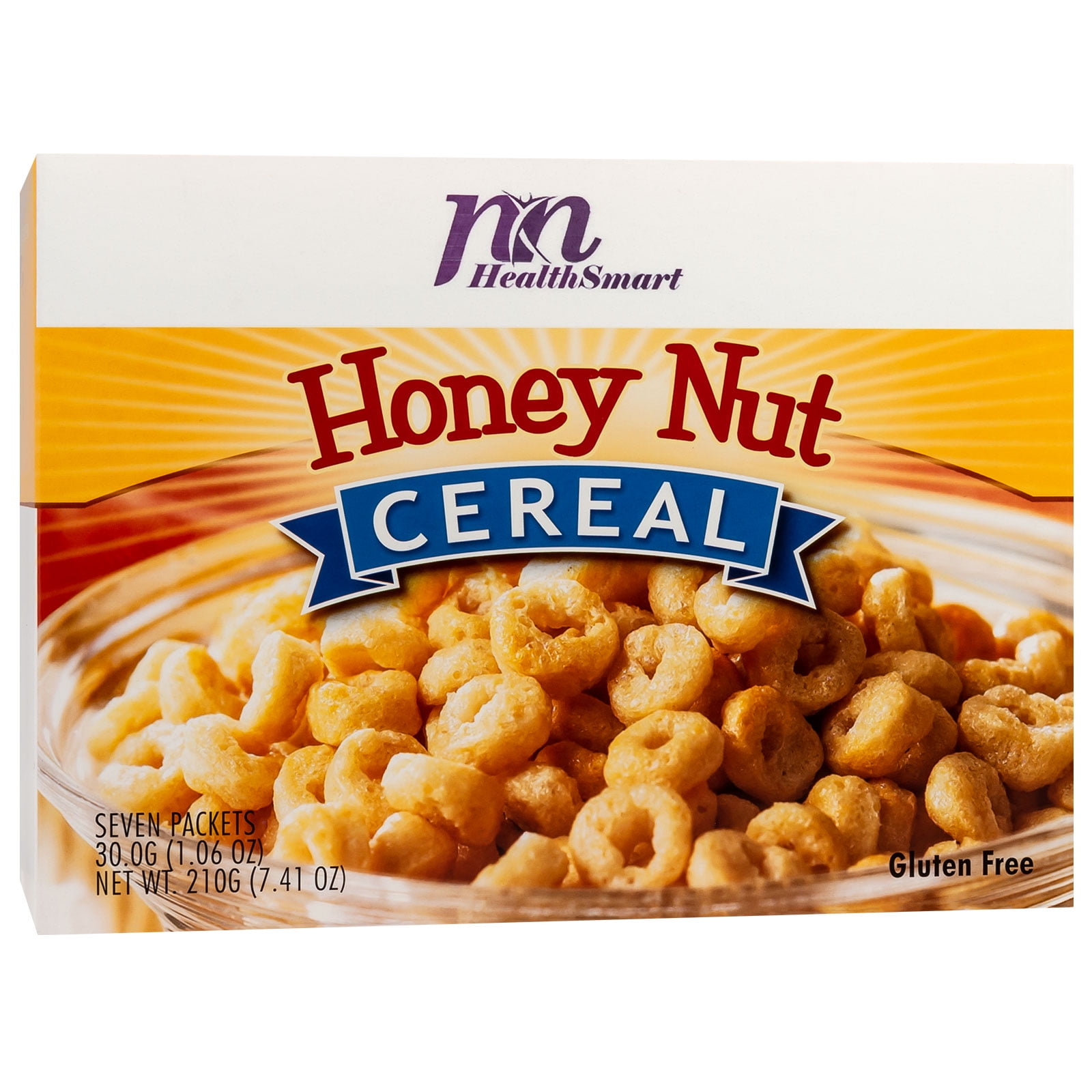 HealthSmart High Protein Honey Nut Cereal, 15g Protein, Low Calorie ...