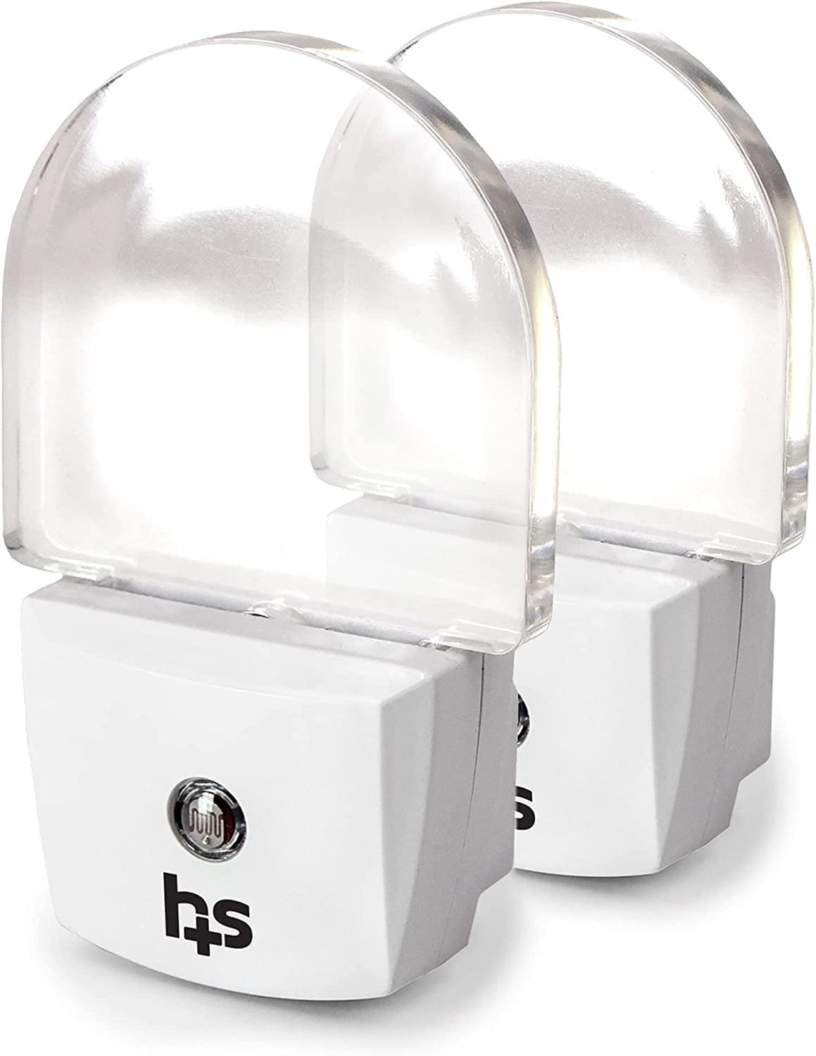 HealthSmart LED Compact Nightlight, Pack of 2, Warm Soft Light ...