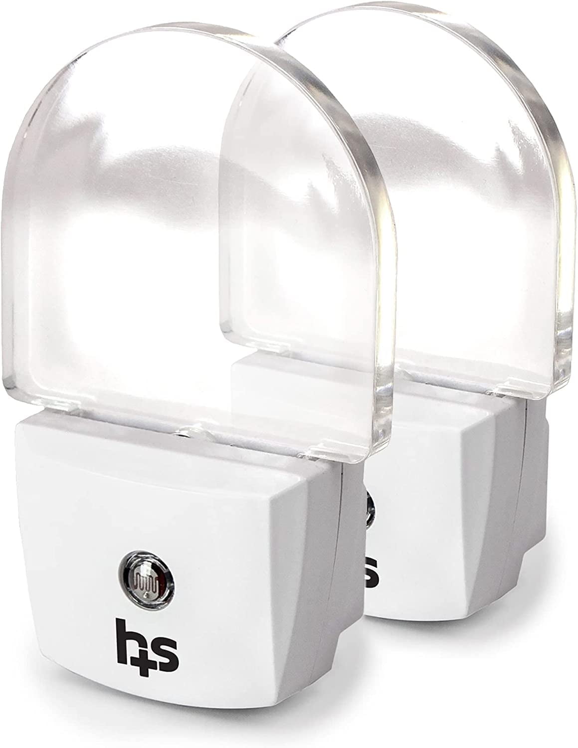 HealthSmart LED Compact Nightlight, Pack of 2, Warm Soft Light ...