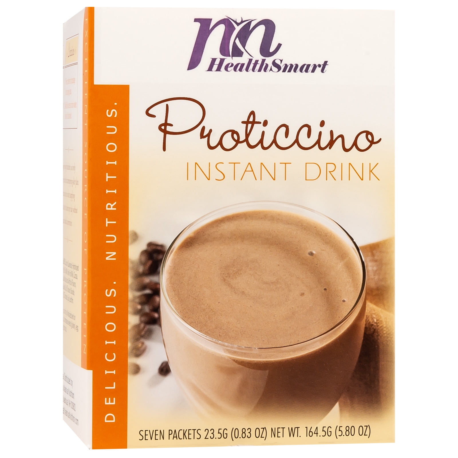 HealthSmart Proticcino Instant Cold Drink High Protein Diet, 7 Packets ...