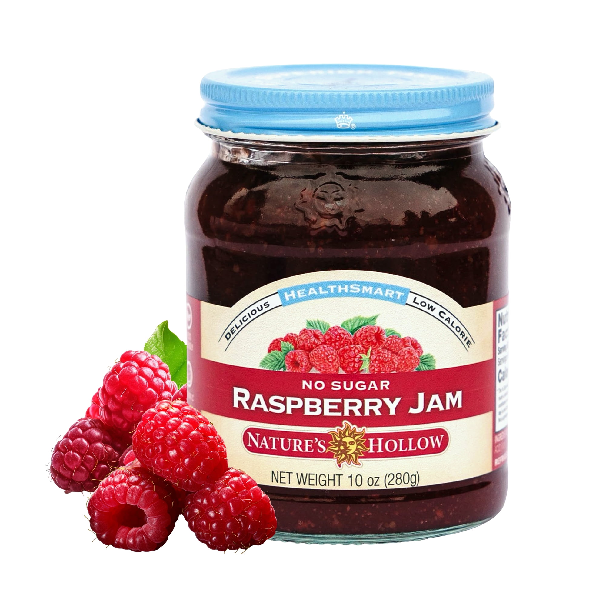 Nature's Hollow Raspberry Jam: Sugar Free Jam and Preserves, Low Cal ...