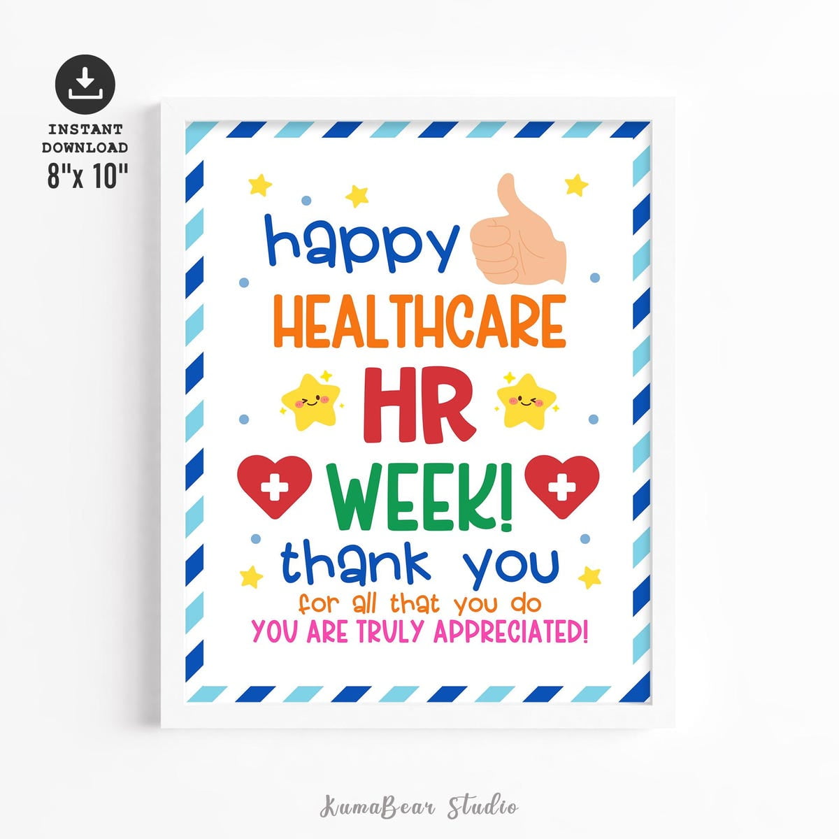 Healthcare HR Professionals Week Sign Printable, Healthcare HR Week ...