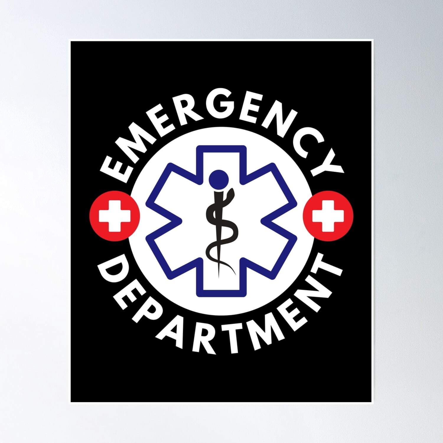 Healthcare Professional'S Life - Emergency Department Poster Wall Art ...