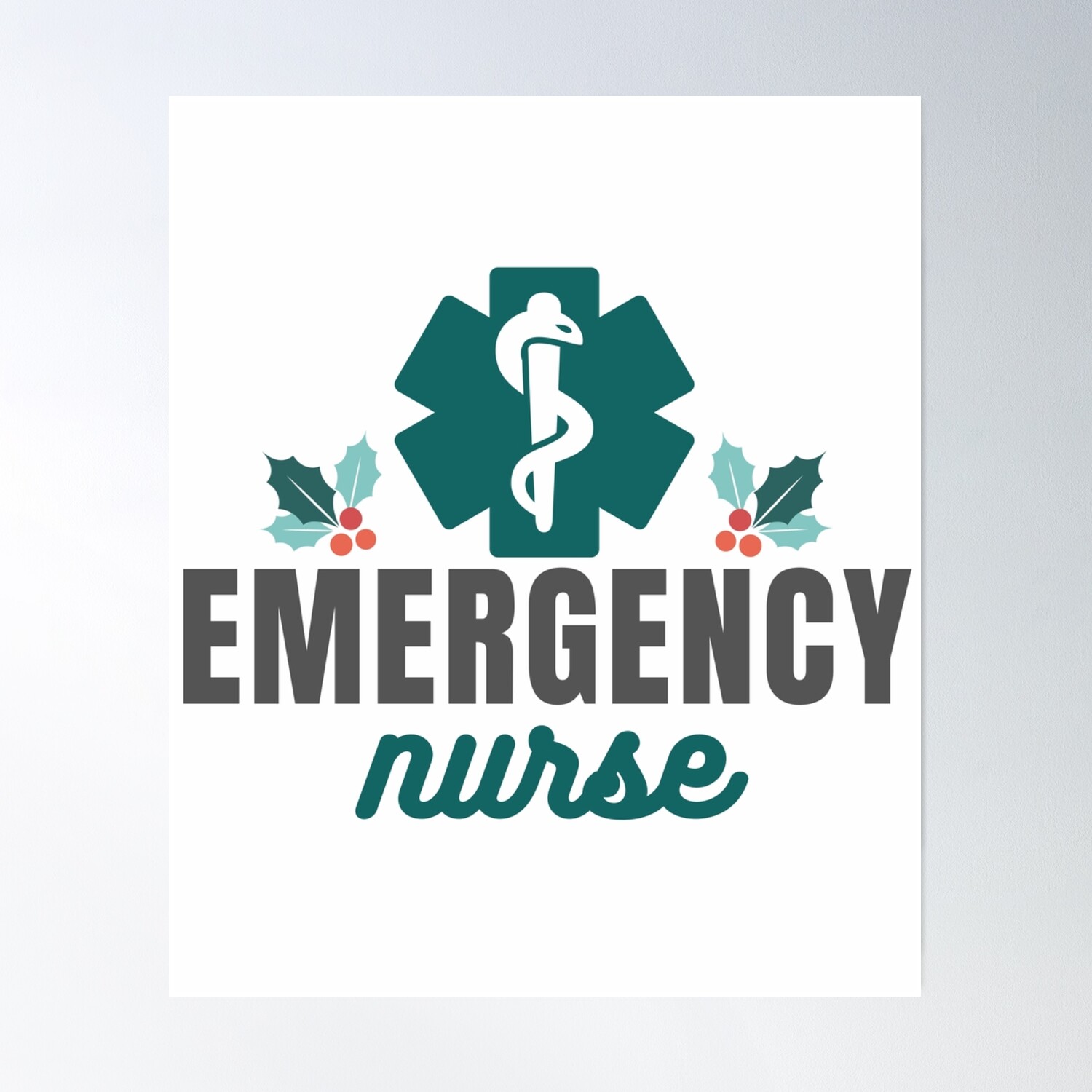 Healthcare Professional'S Life - Emergency Nurse Design For Medical ...