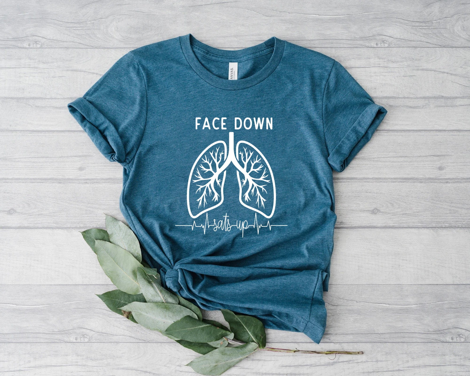 Healthcare Worker Shirt, Face Down Sats Up TShirt, Nursing T Shirt ...