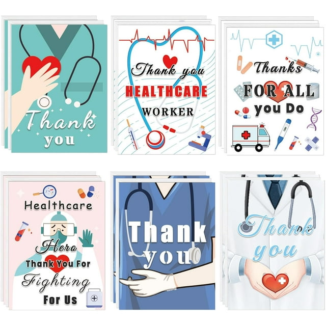 Healthcare Workers Thank You Card Medical Appreciation Card Thank You ...