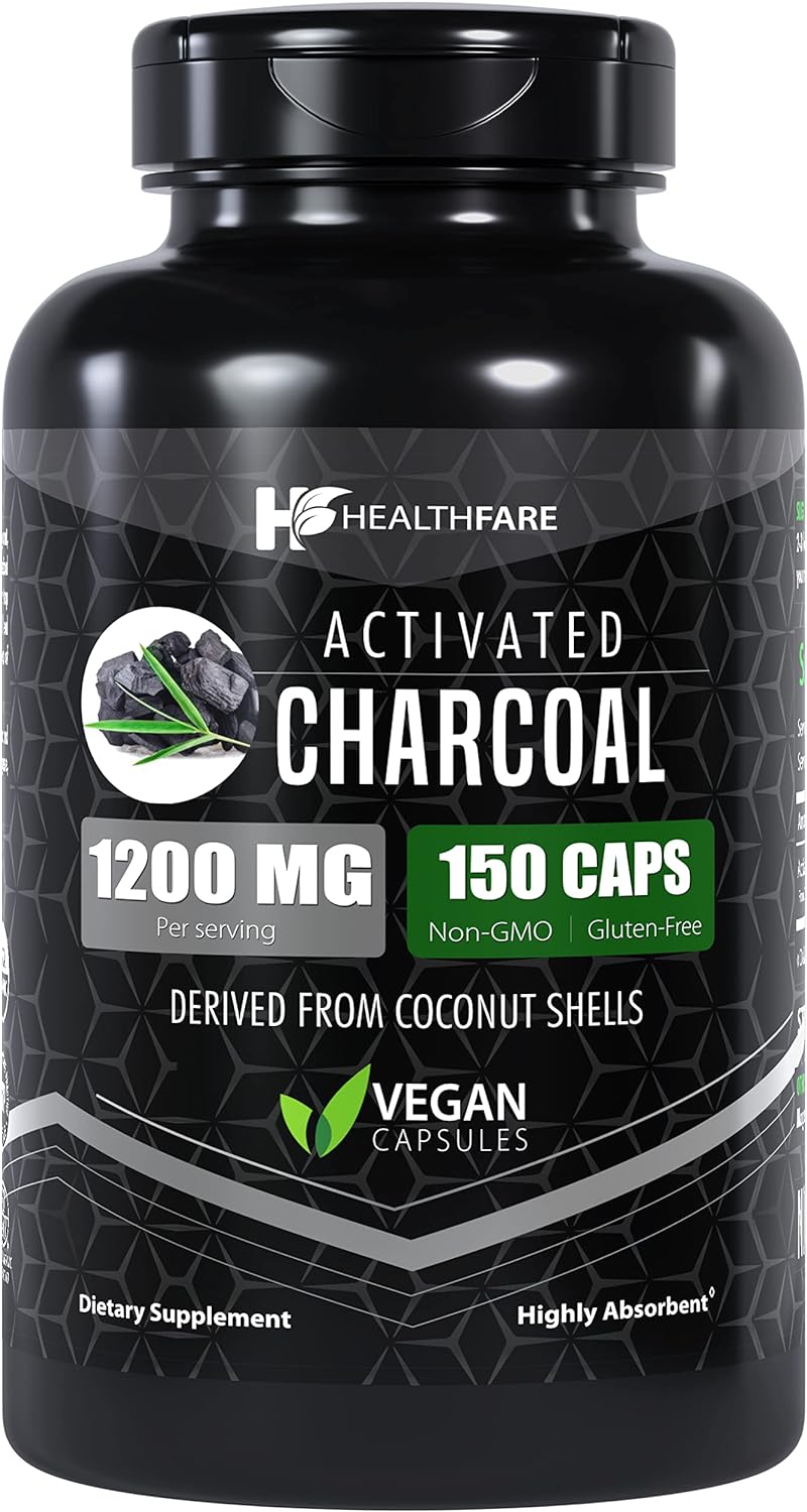 Nature's Way Charcoal Activated Highly Absorbent Capsules, 360 Ct ...