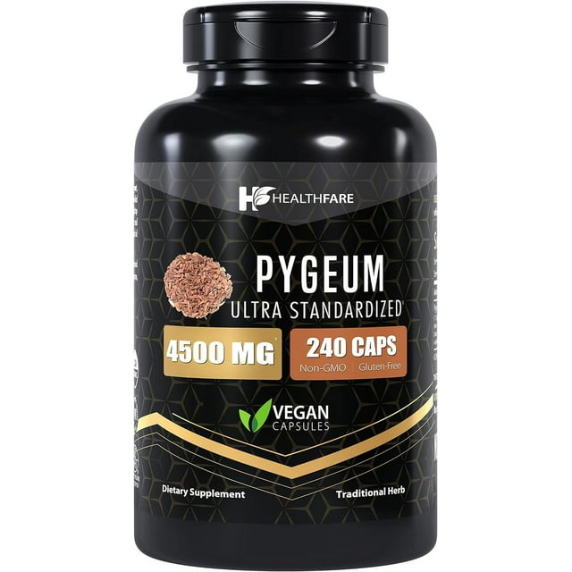 Healthfare Pygeum Bark Extract Supplement 4500mg | 240 Capsules ...