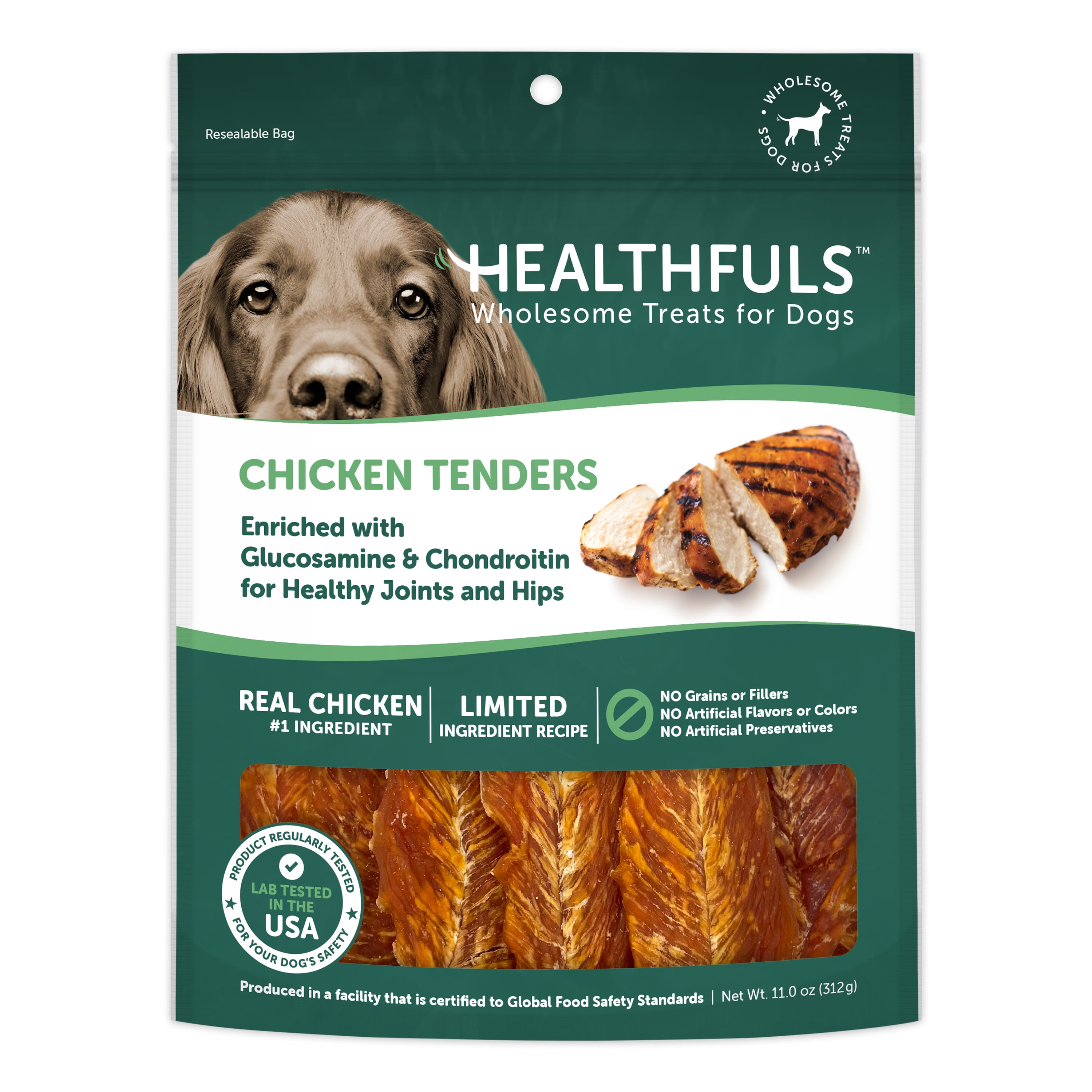 Healthfuls Chicken Tenders Dog Treats with Glucosamine & Chondroitin ...