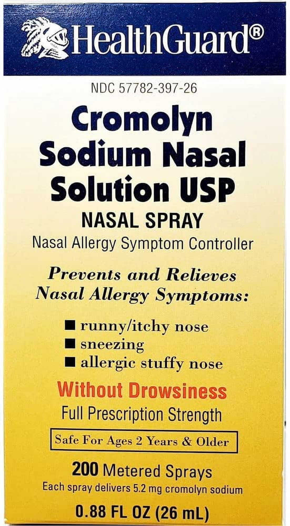 Healthguard Cromolyn Sodium Nasal Solution - .88 oz, Pack of 2 ...