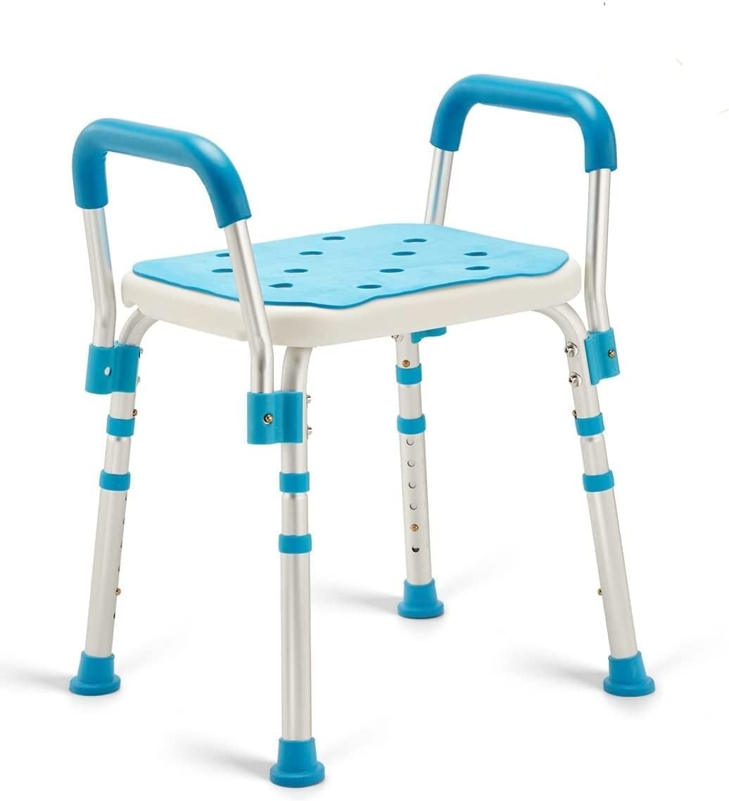 "Healthline Adjustable Shower Chair for Adults, Shower Seat with ...