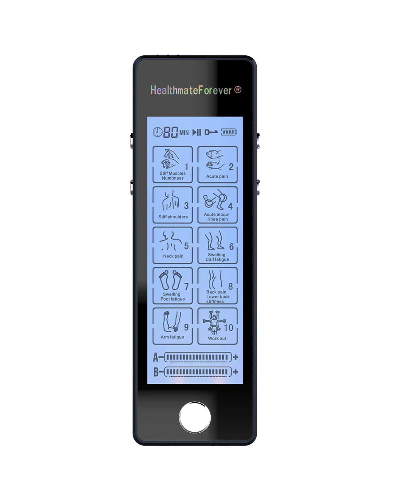 HealthmateForever TS10ABV1 Touch Screen TENS Unit & Muscle Stimulation ...