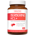 Healths Harmony Berberine HCL 500mg, Bitter Melon & Banaba, Glucose ...