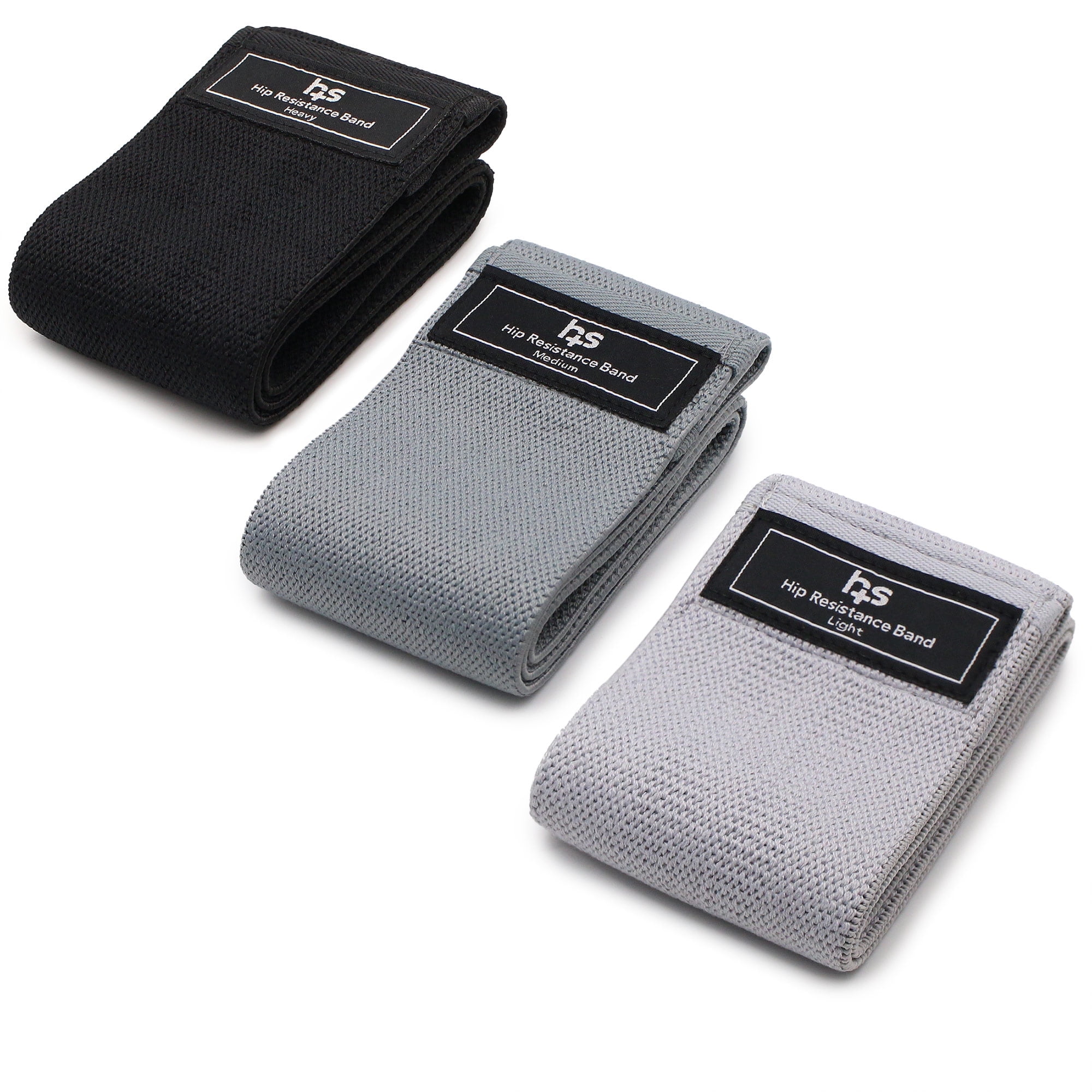 Healthsmart Fabric Resistance Bands, Targets Abs, Glutes, Quads, Calves ...