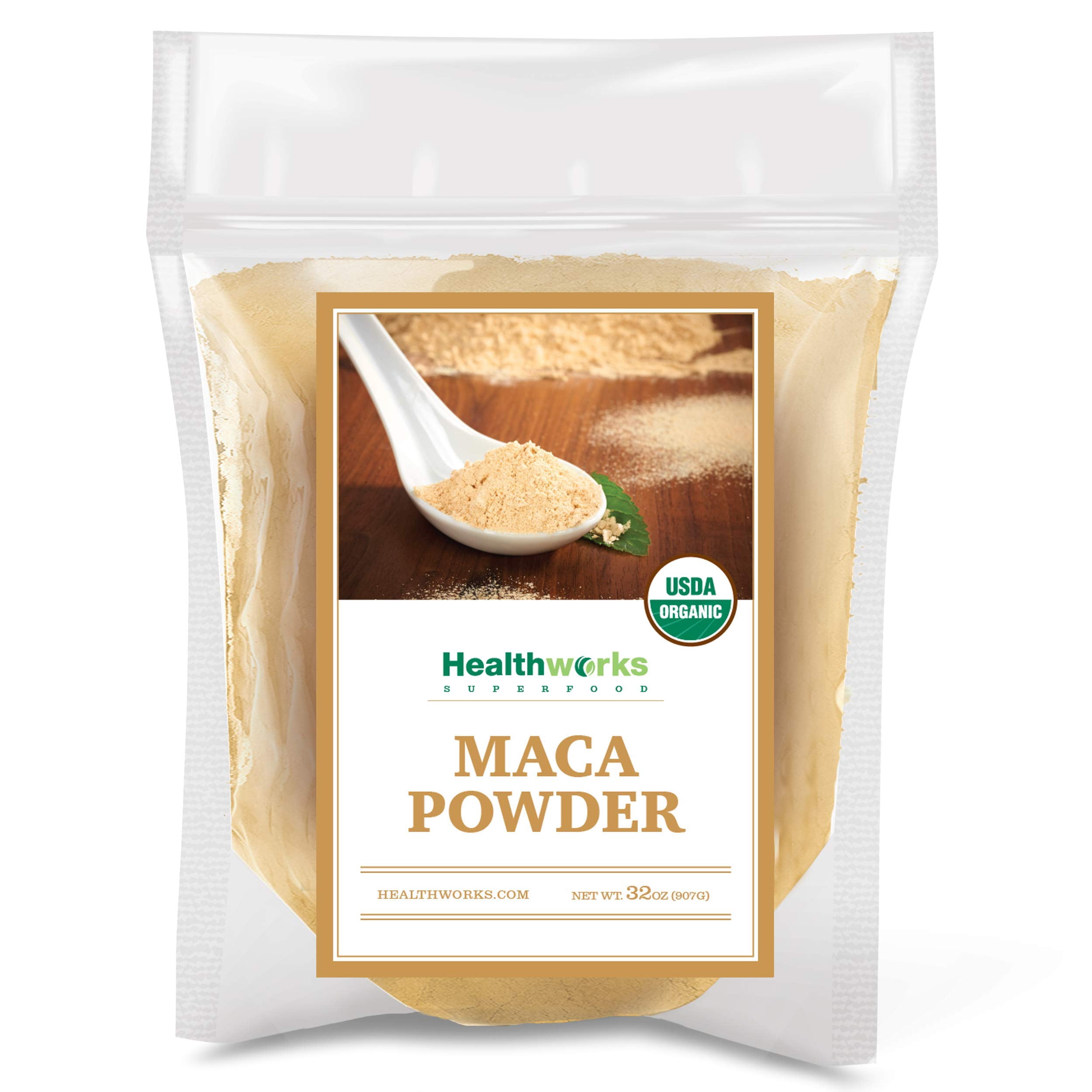 Healthworks Superfoods Organic Maca Powder Raw SMR- 32 2 Lbs ...