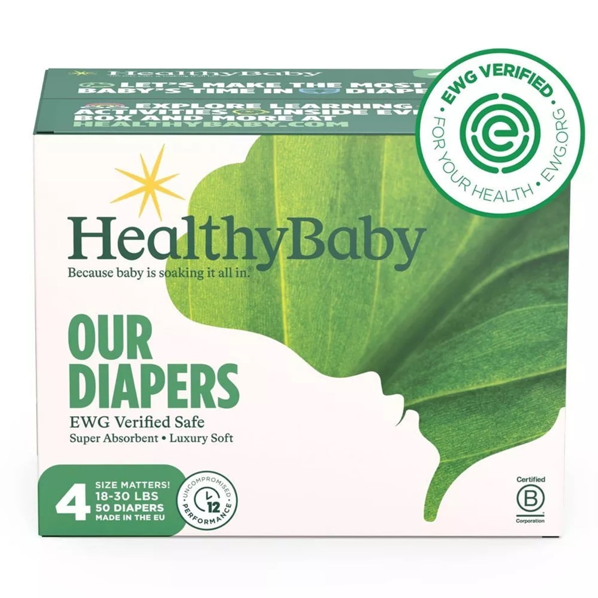Healthy Baby Disposable Diapers - Size 4 - 50ct - Walmart.com