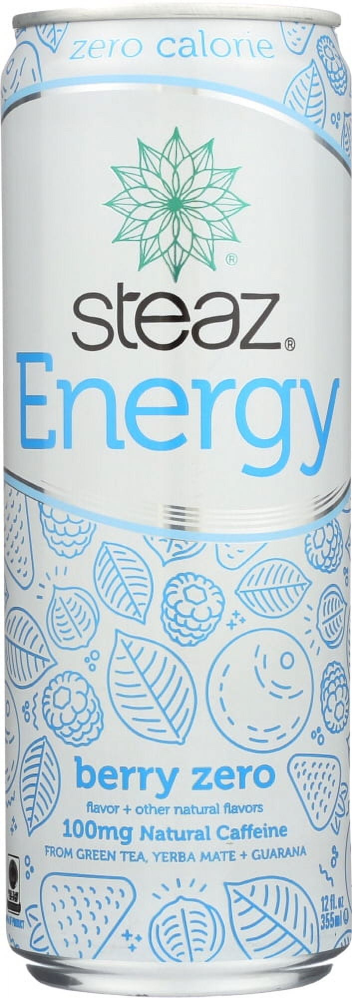 Healthy Beverage Steaz Energy Drink, 12 oz - Walmart.com
