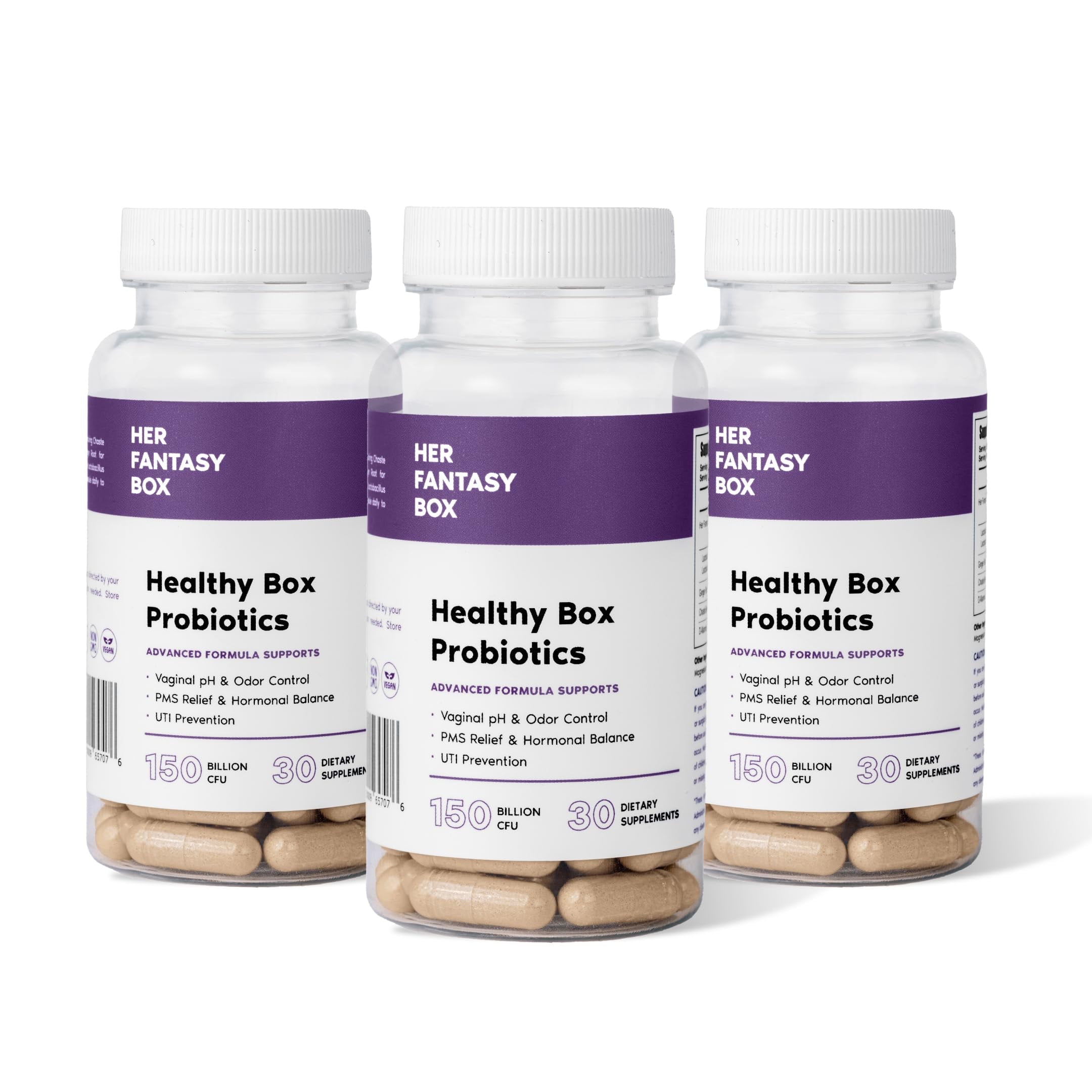 Healthy Box Probiotics Vaginal Care Advanced Formula for PMS Relief ...