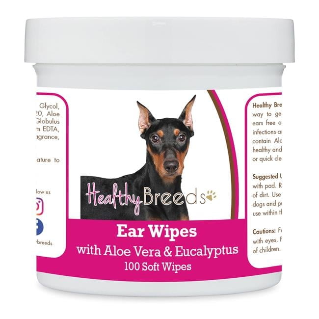 Healthy Breeds 192959823752 German Pinscher Ear Cleaning Wipes with ...