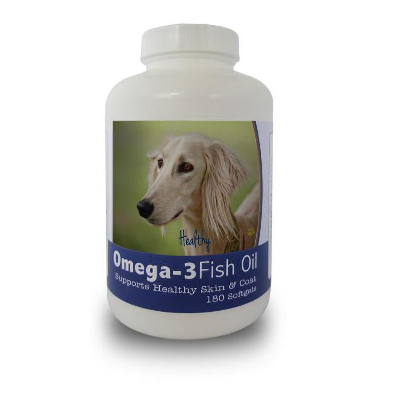Healthy Breeds 840235141921 Saluki Omega-3 Fish Oil Softgels, 180 Count ...