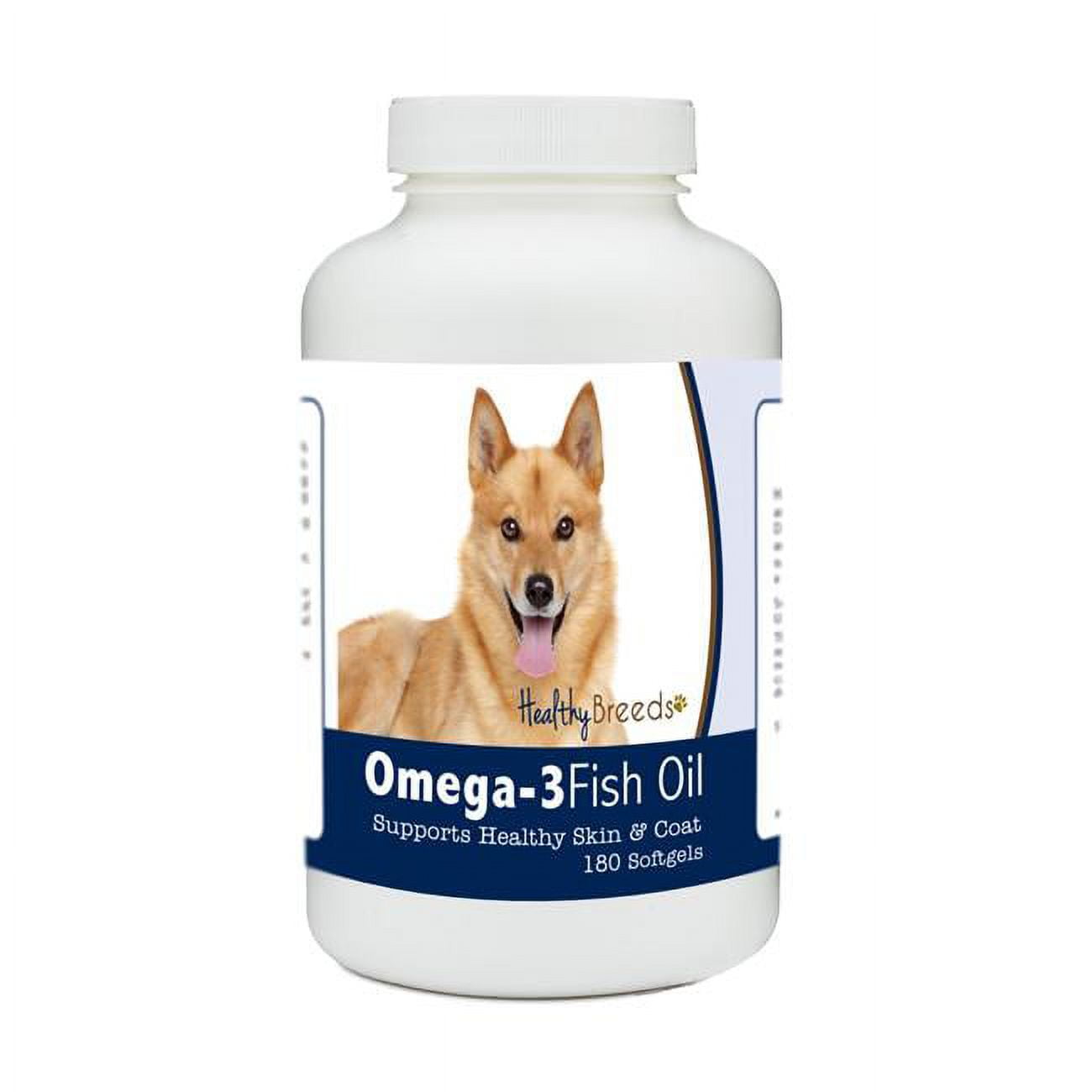 Healthy Breeds 840235184911 Finnish Spitz Omega-3 Fish Oil Softgels ...