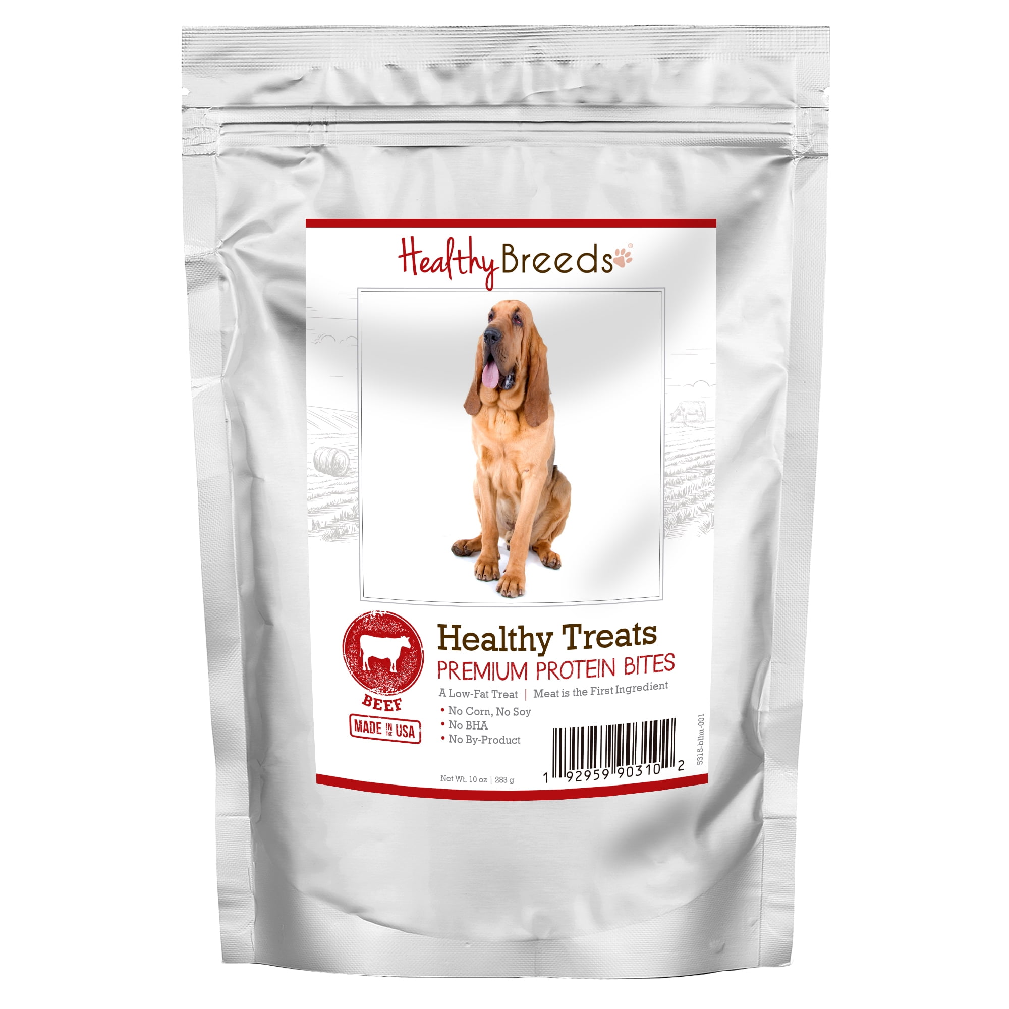 Healthy Breeds Bloodhound Healthy Treats Premium Protein Bites Beef 10 ...