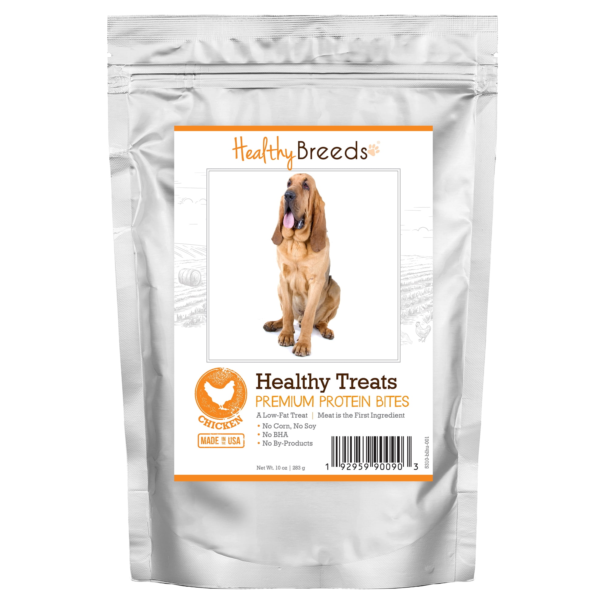 Healthy Breeds Bloodhound Healthy Treats Premium Protein Bites Chicken ...