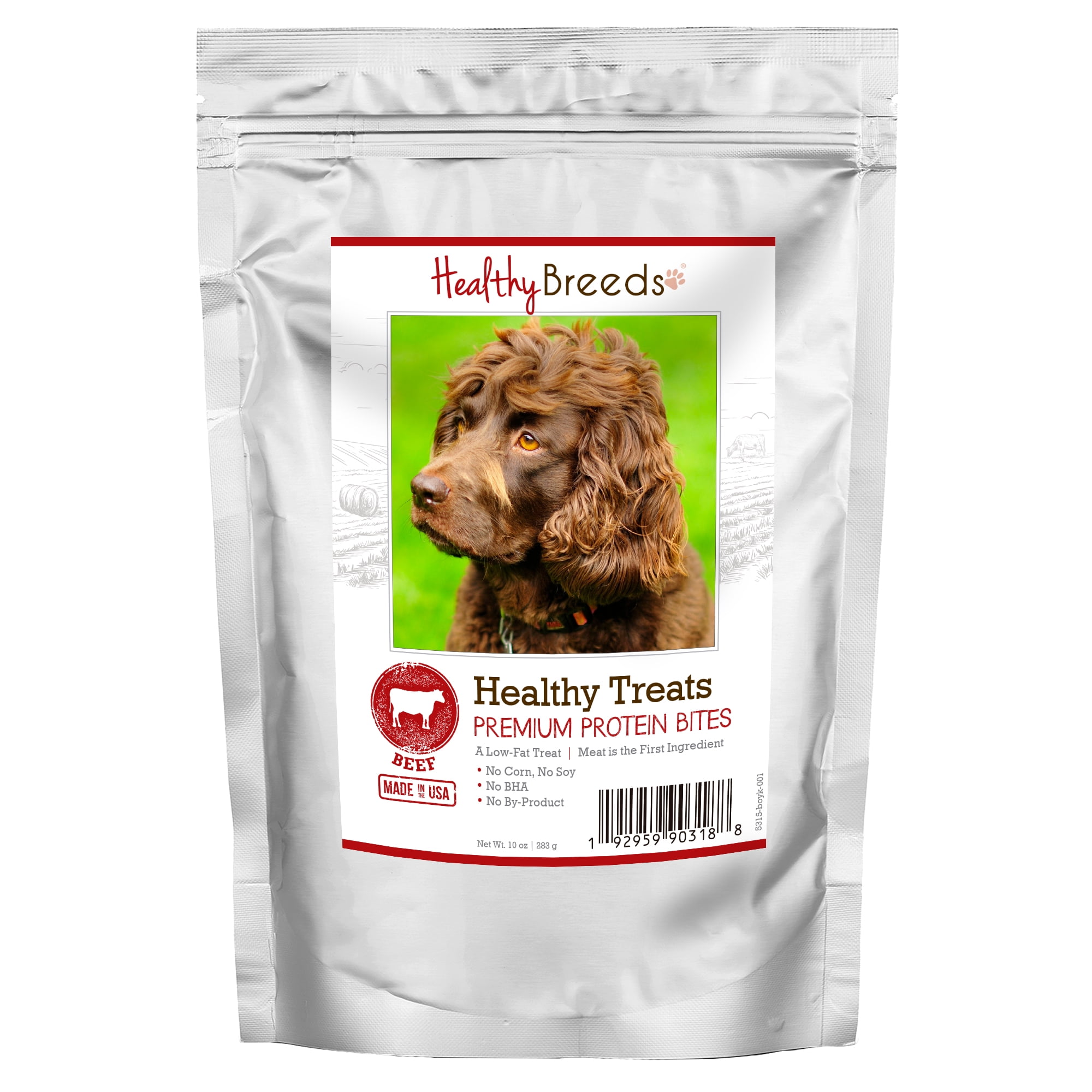 Healthy Breeds Boykin Spaniel Healthy Treats Premium Protein Bites Beef ...