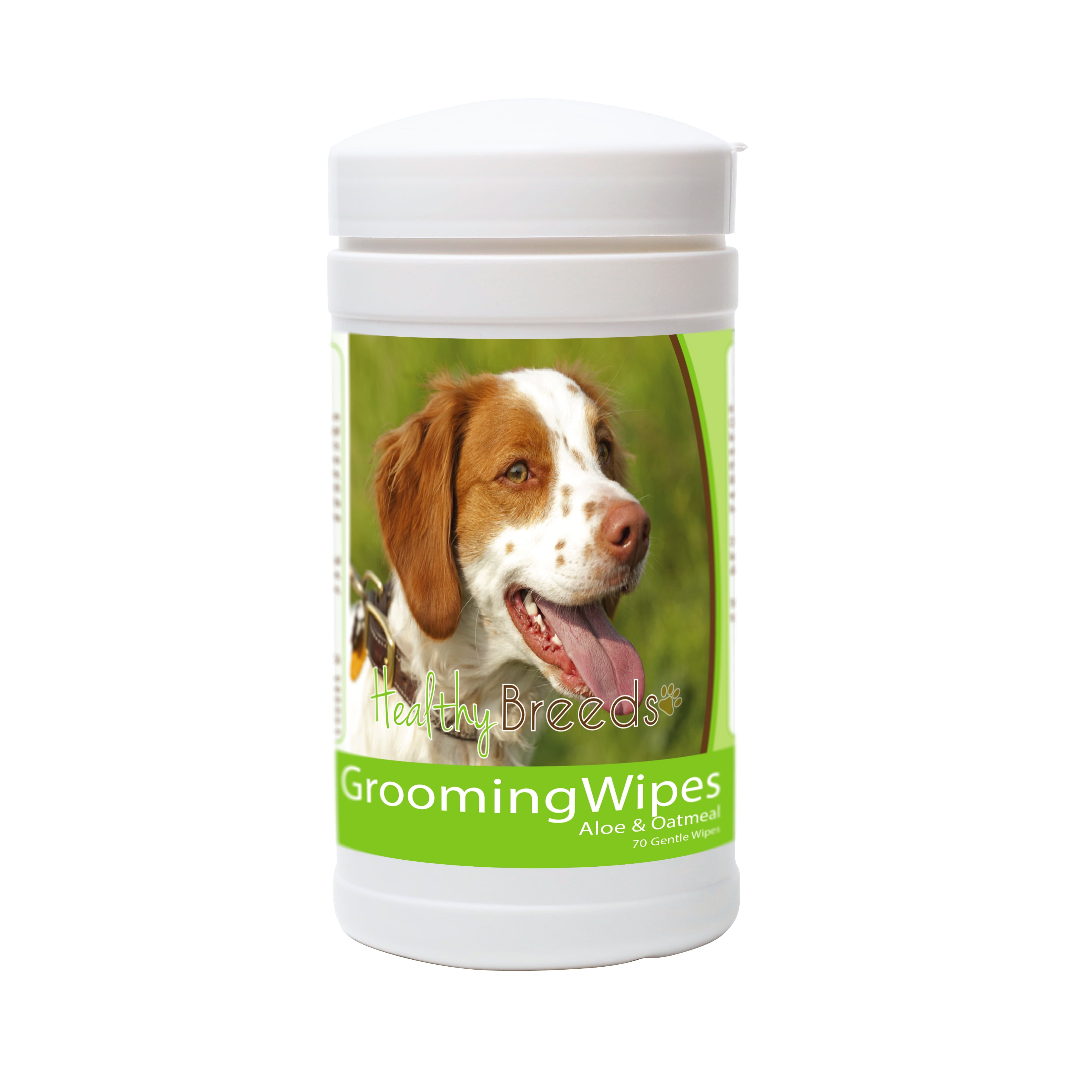 Healthy Breeds Brittany Grooming Wipes 70 Count - Walmart.com