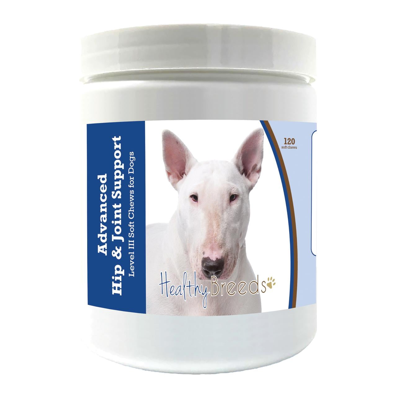 Healthy Breeds Bull Terrier Advanced Hip & Joint Support Level III Soft ...