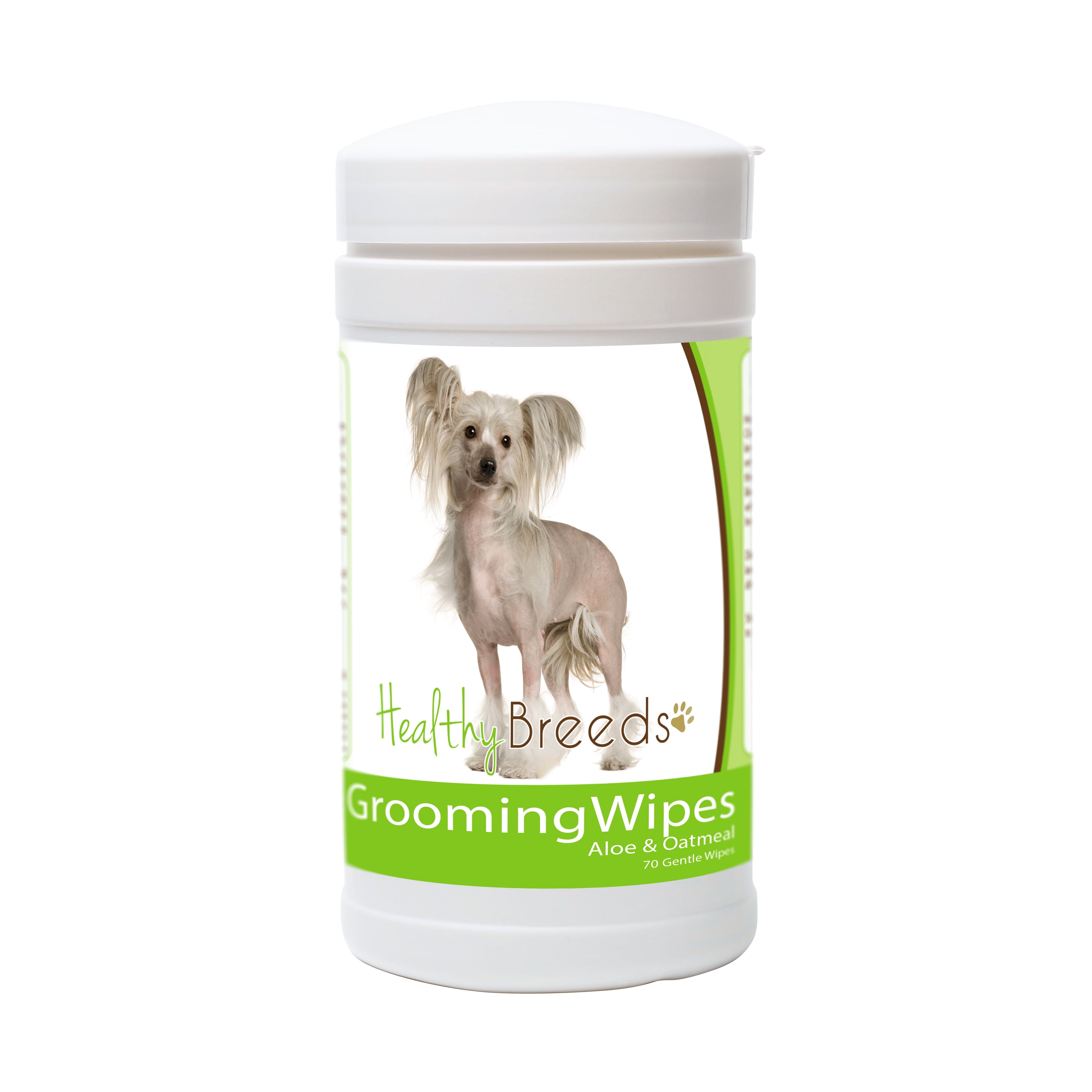 Healthy Breeds Chinese Crested Grooming Wipes 70 Count - Walmart.com