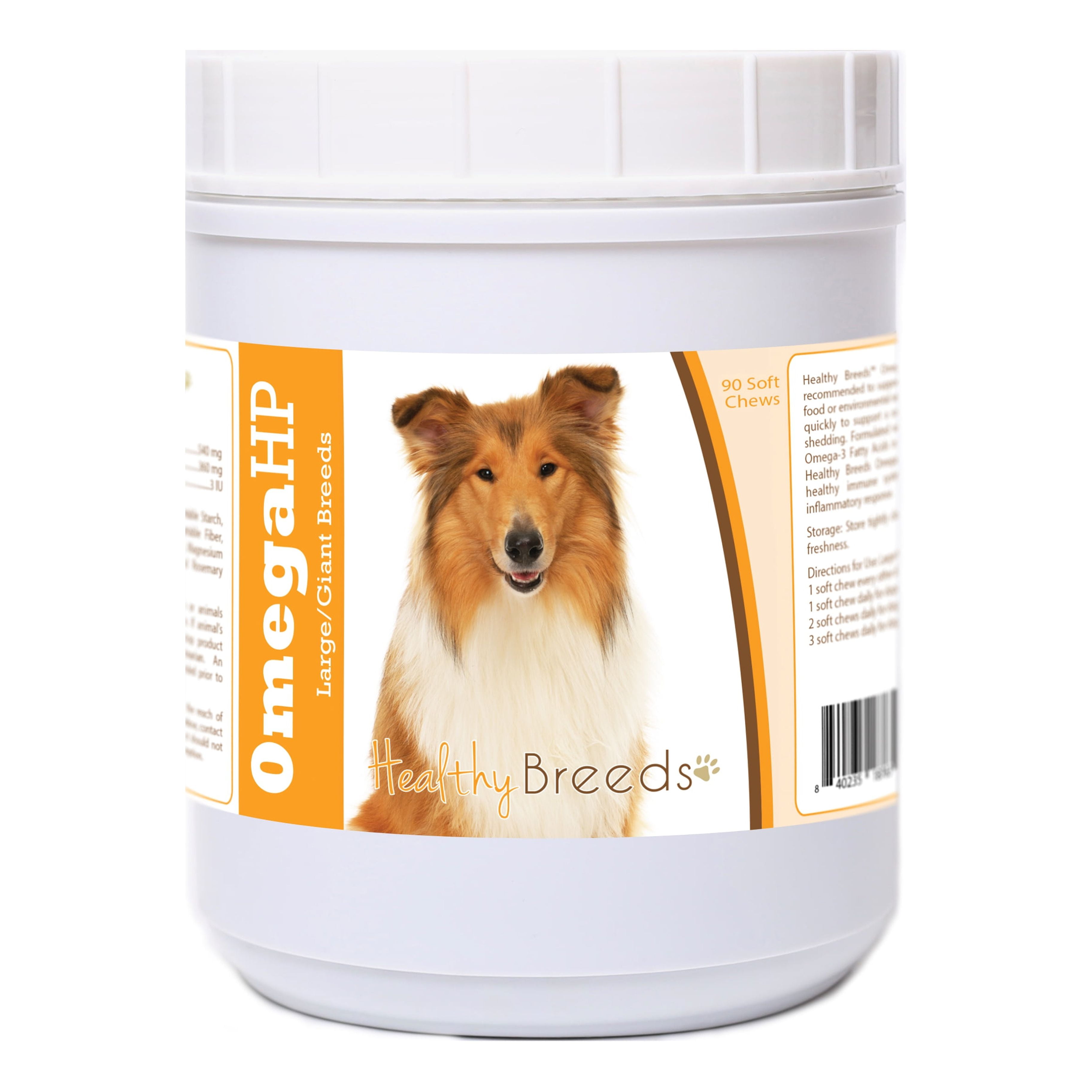 Healthy Breeds Collie Omega HP Fatty Acid Skin and Coat Support Soft ...