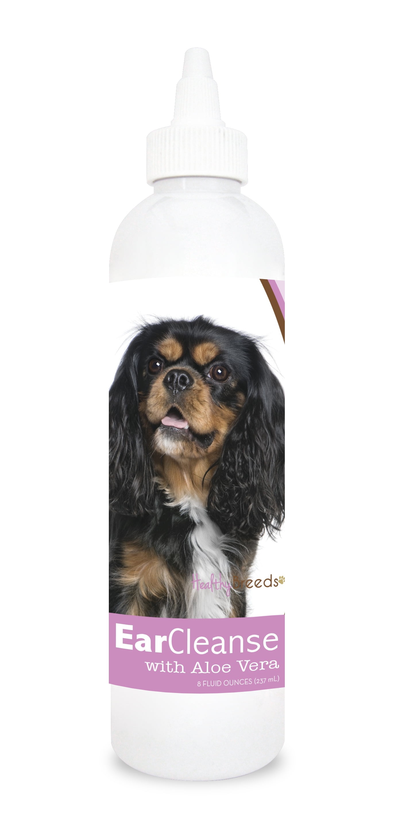 Healthy Breeds Dog Ear Cleanse with Aloe Vera for Cavalier King Charles ...
