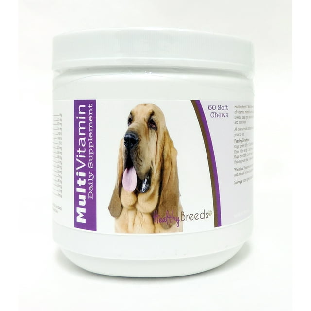 Healthy Breeds Dog Multi-Vitamin Soft Chew for Bloodhound, Daily ...