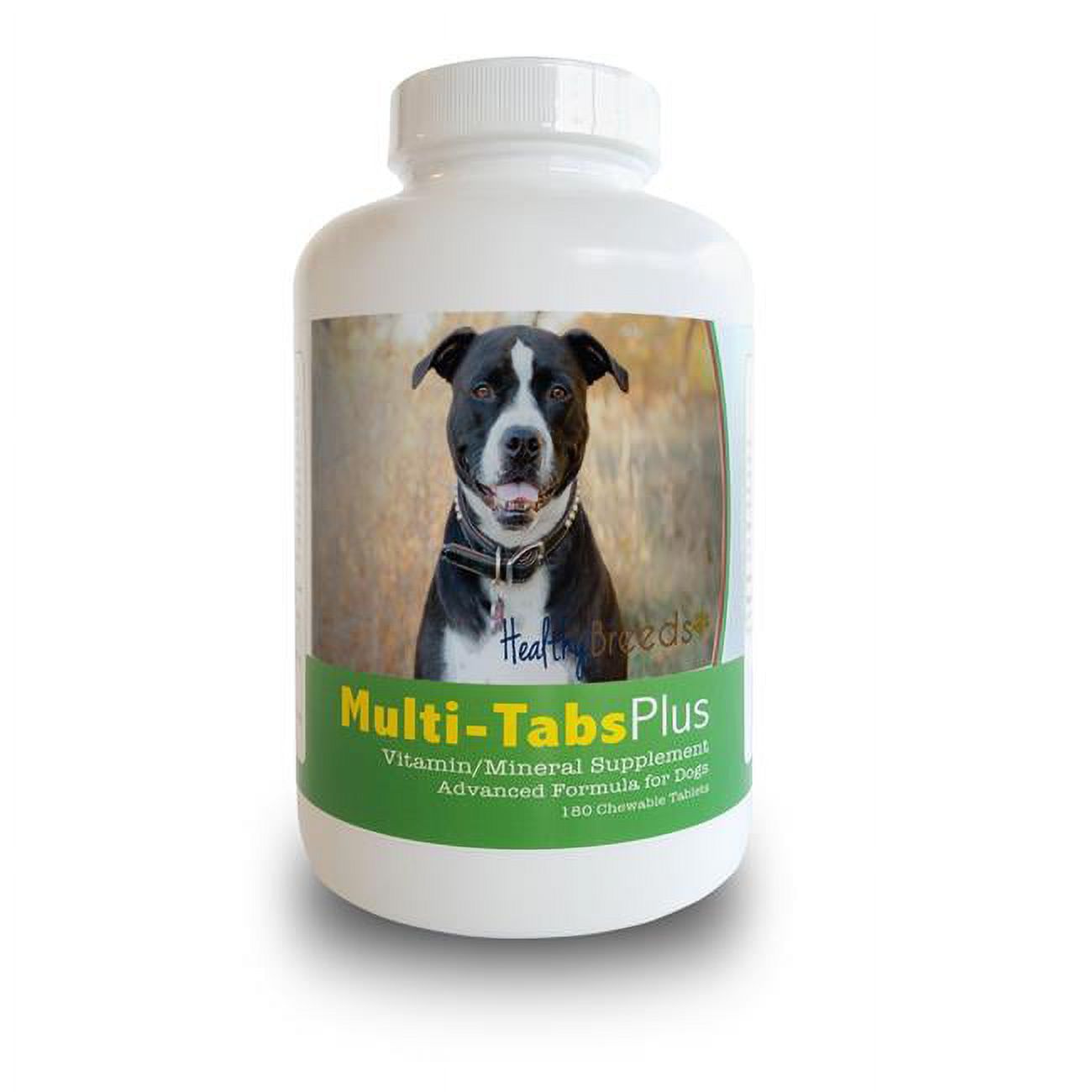 Healthy Breeds Pit Bull Multi-Tabs Plus Chewable Tablets, 180 Count ...