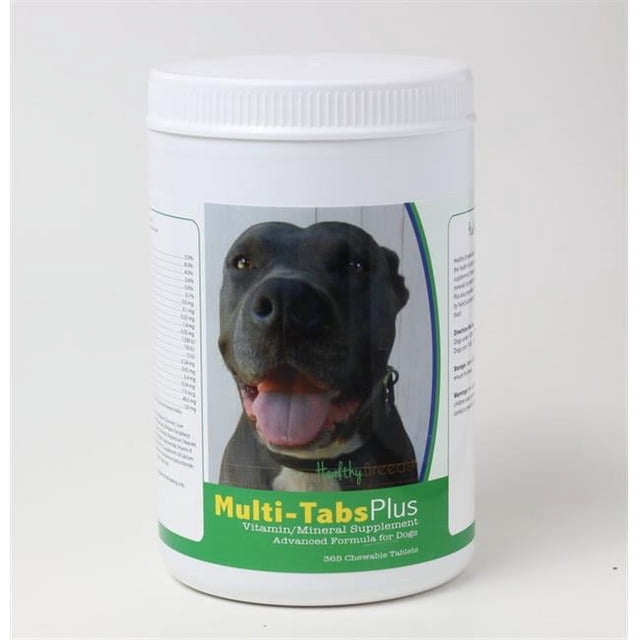 Healthy Breeds Pit Bull Multi-Tabs Vitamin Plus Chewable Tablets, 180 ...