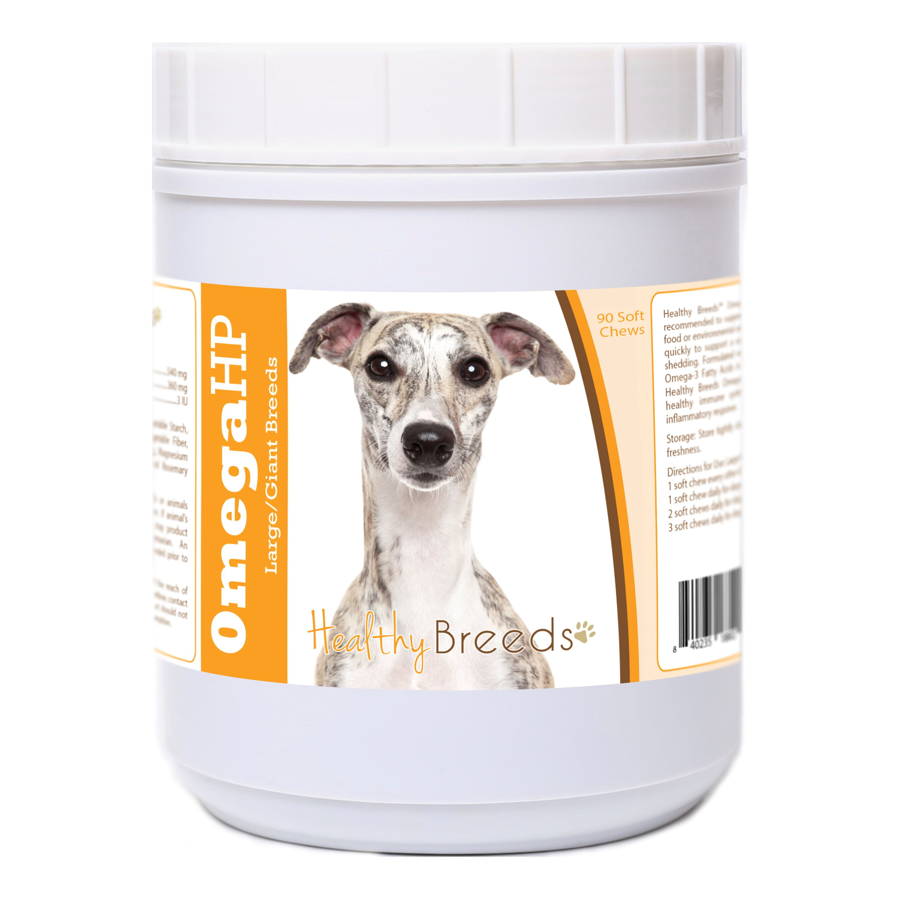 Healthy Breeds Whippet Omega HP Fatty Acid Skin and Coat Support Soft ...