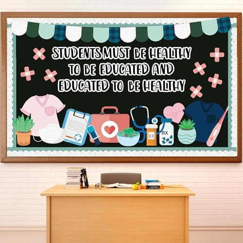 Healthy Bulletin Board Set Healthcare Workers Nurses Classroom ...