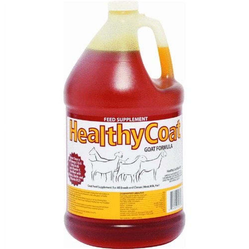 HealthyCoat Goat Feed Formula, Omega 3 and 6 Supplement, Apple Flavored ...