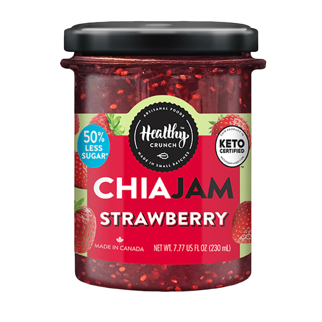 Healthy Crunch Low Sugar, Vegan, Gluten-Free, Non-GMO, Keto Chia Jam ...