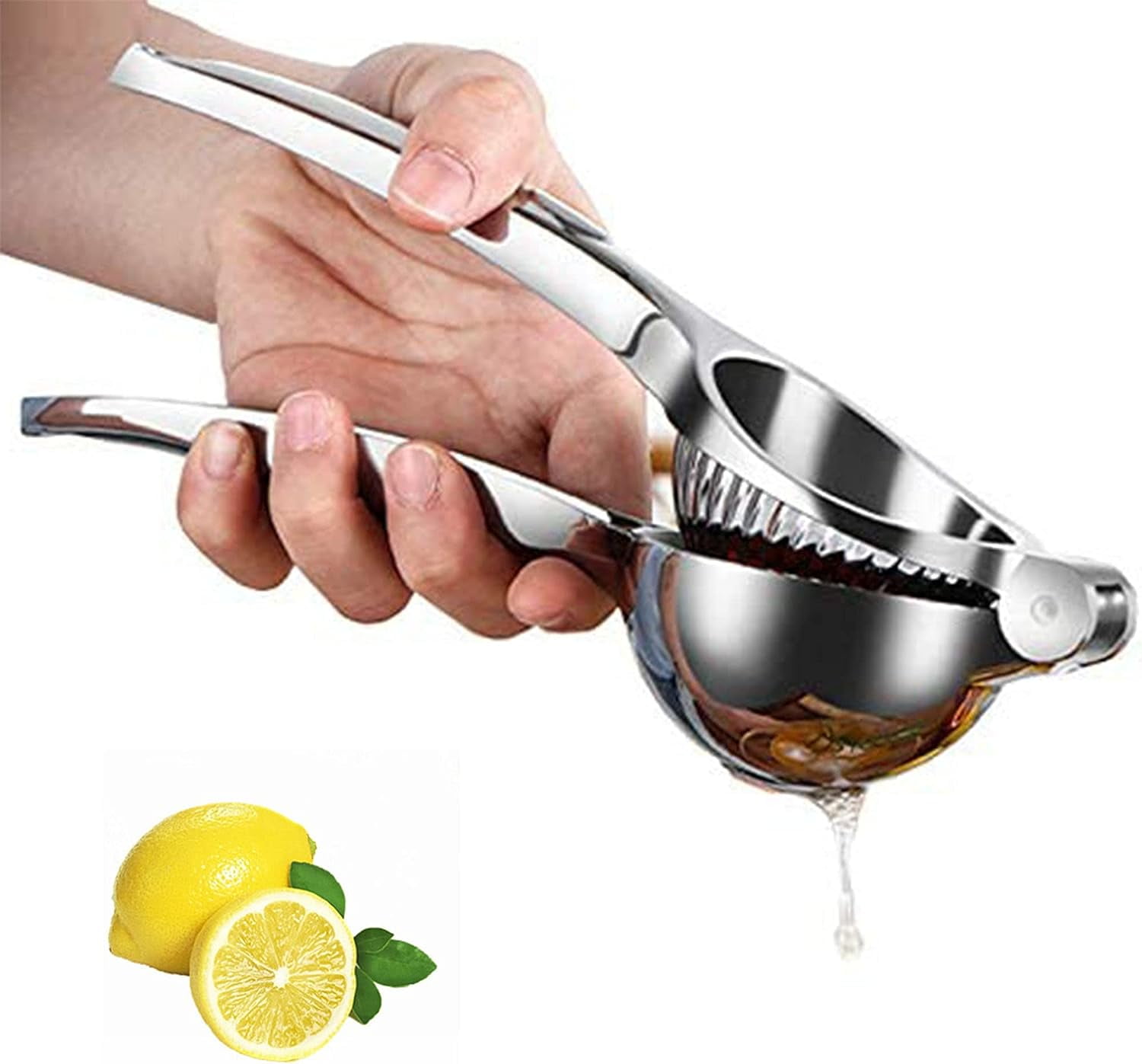 Healthy Eating Handheld Lemon Squeezer Citrus Juicer, Stainless Steel ...