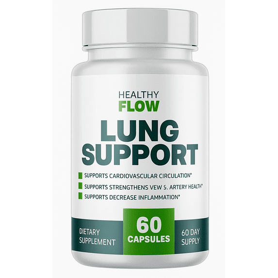 Healthy Flow Lung Support Formula - 60 Capsules - Walmart.com