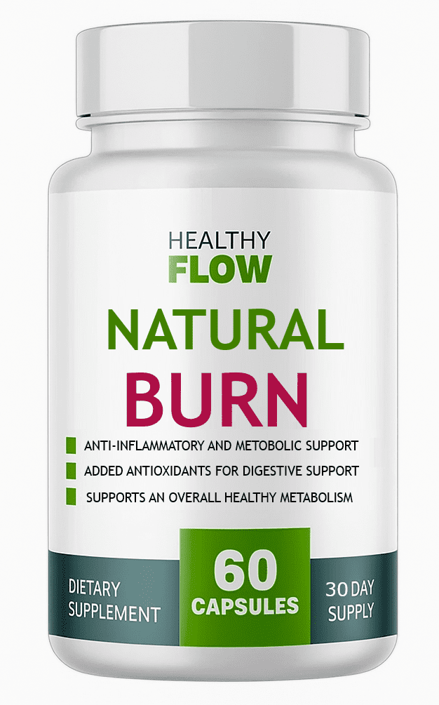 Healthy Flow Natural Burn Fat Burner Formula - 60 Capsules - Walmart.com
