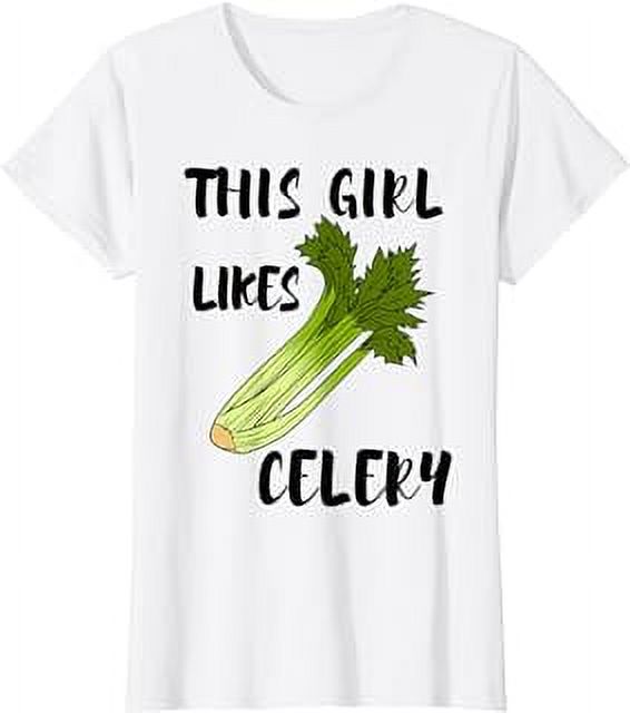 Healthy Food Ironic Quote Celery Lover T-Shirt - Walmart.com