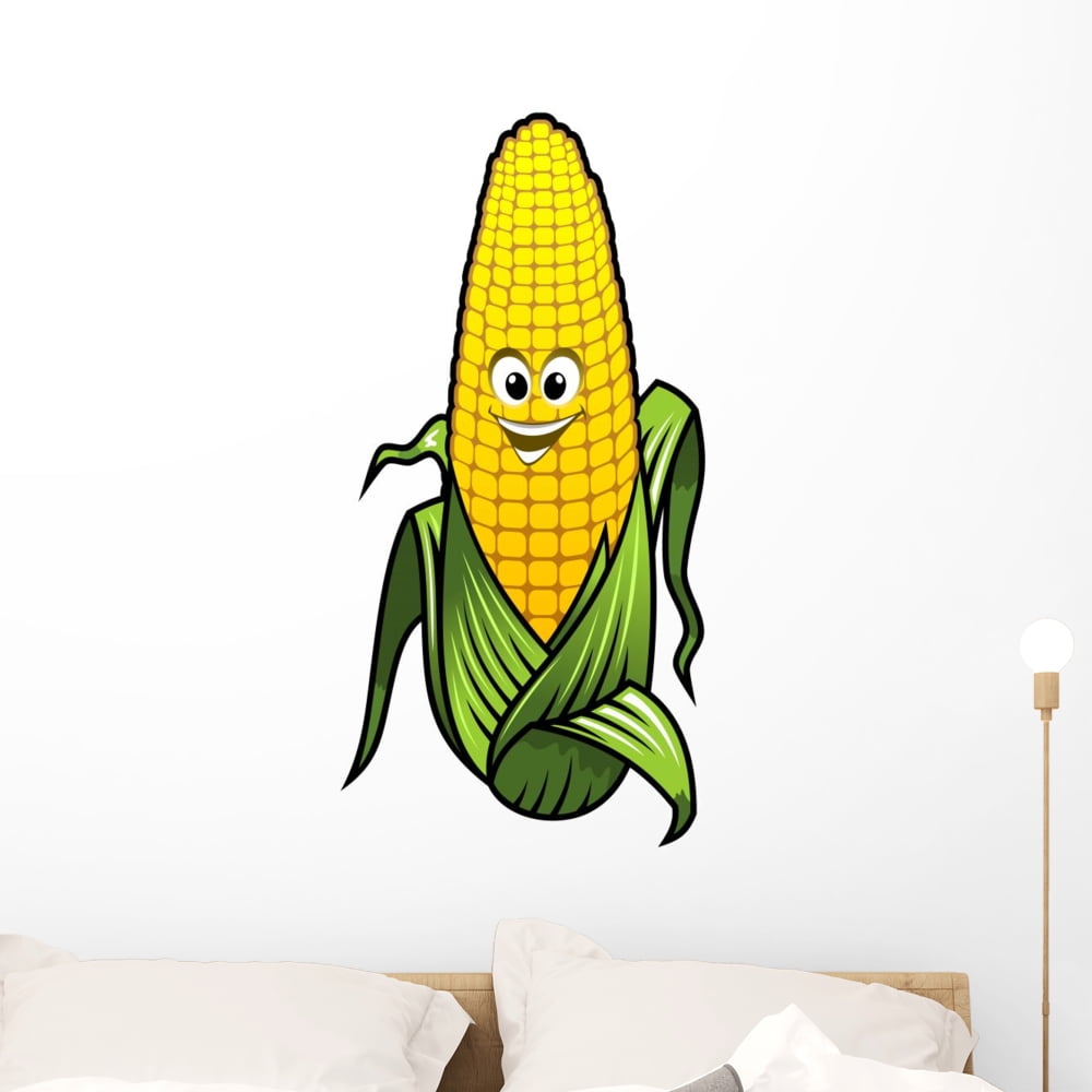 Healthy Fresh Yellow Corn Wall Decal Mural by Wallmonkeys Peel and ...